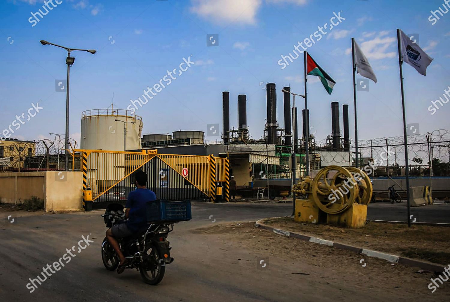 View Gaza Power Plant After Palestinian Editorial Stock Photo - Stock ...
