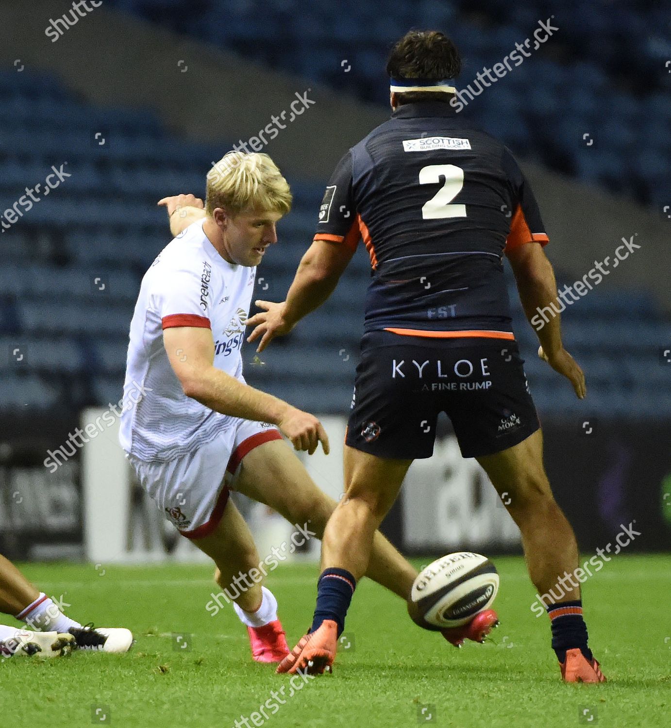 Rob Lyttle Ulster Winger Kicks Ball Editorial Stock Photo - Stock Image ...