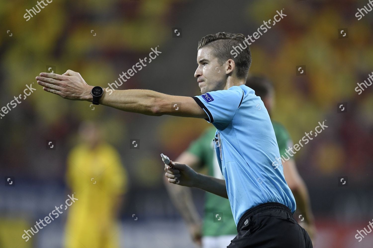 Referee Francois Letexier Action During Uefa Editorial Stock Photo ...