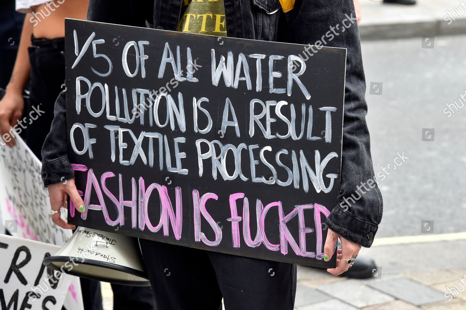 Placard Seen During Redress Injustice Protest Editorial Stock Photo ...