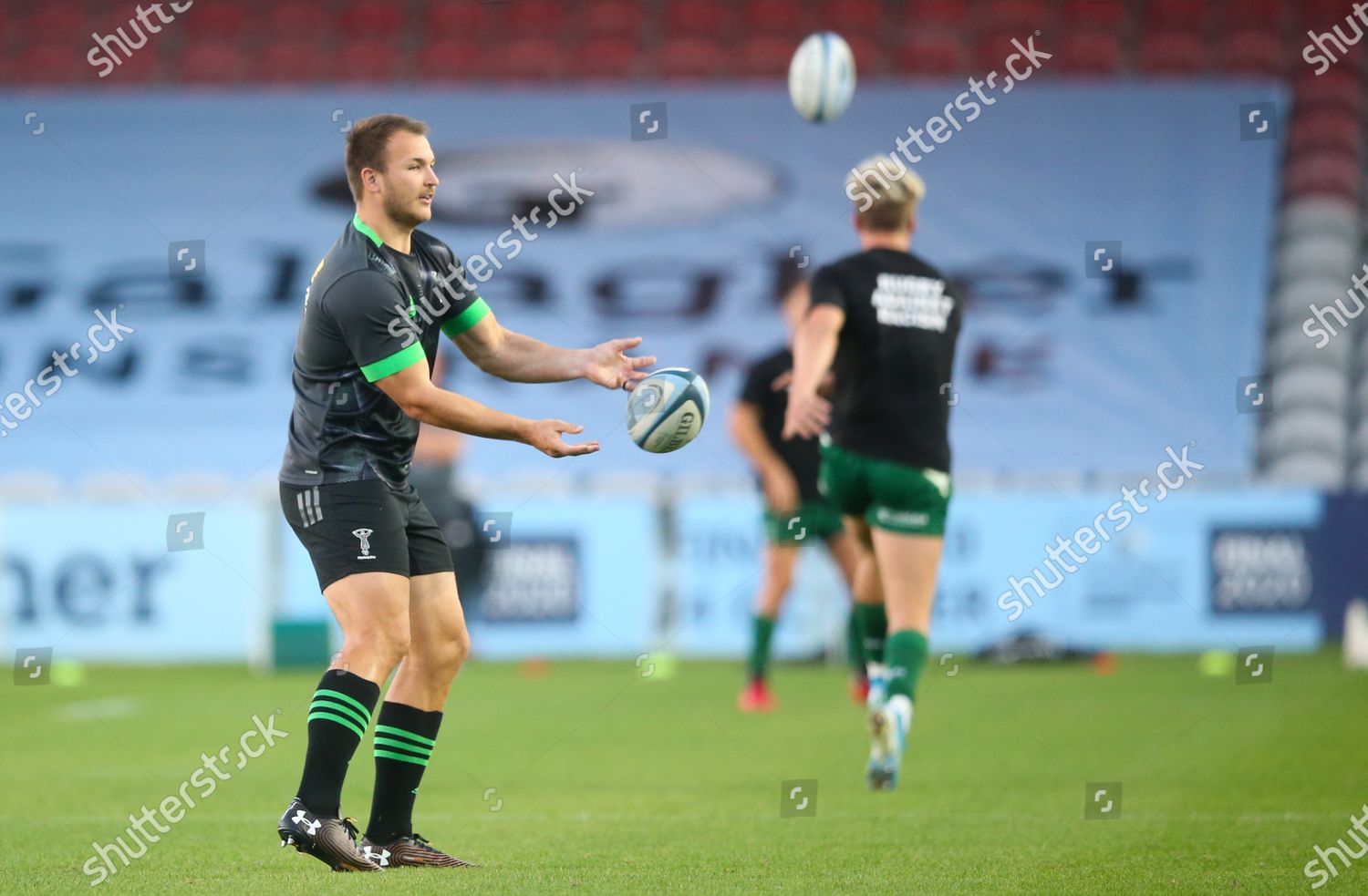 Andre Esterhuizen Harlequins Warms Before His Editorial Stock Photo ...