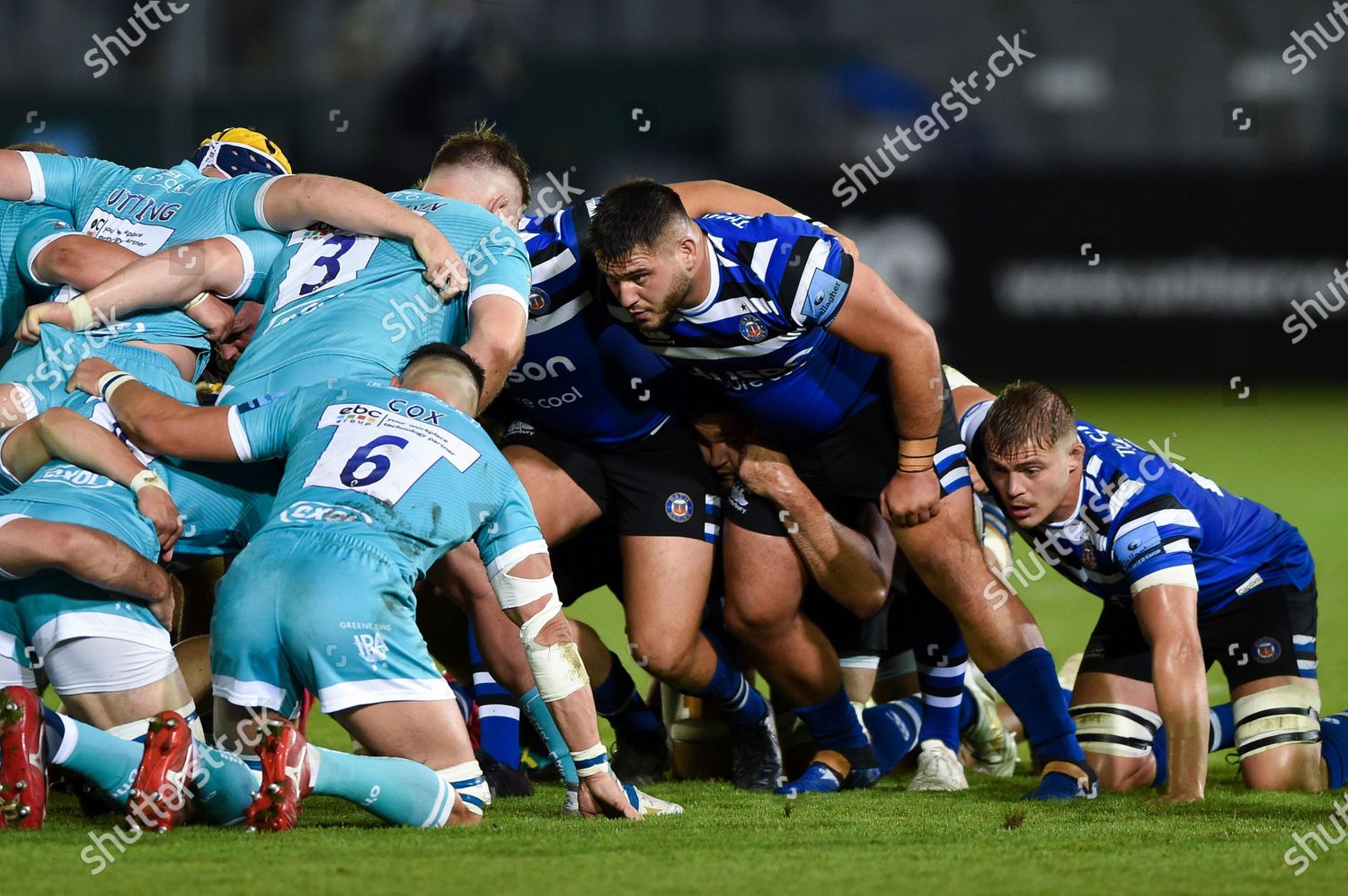 Lewis Boyce Bath Rugby Prepares Scrummage Editorial Stock Photo - Stock ...