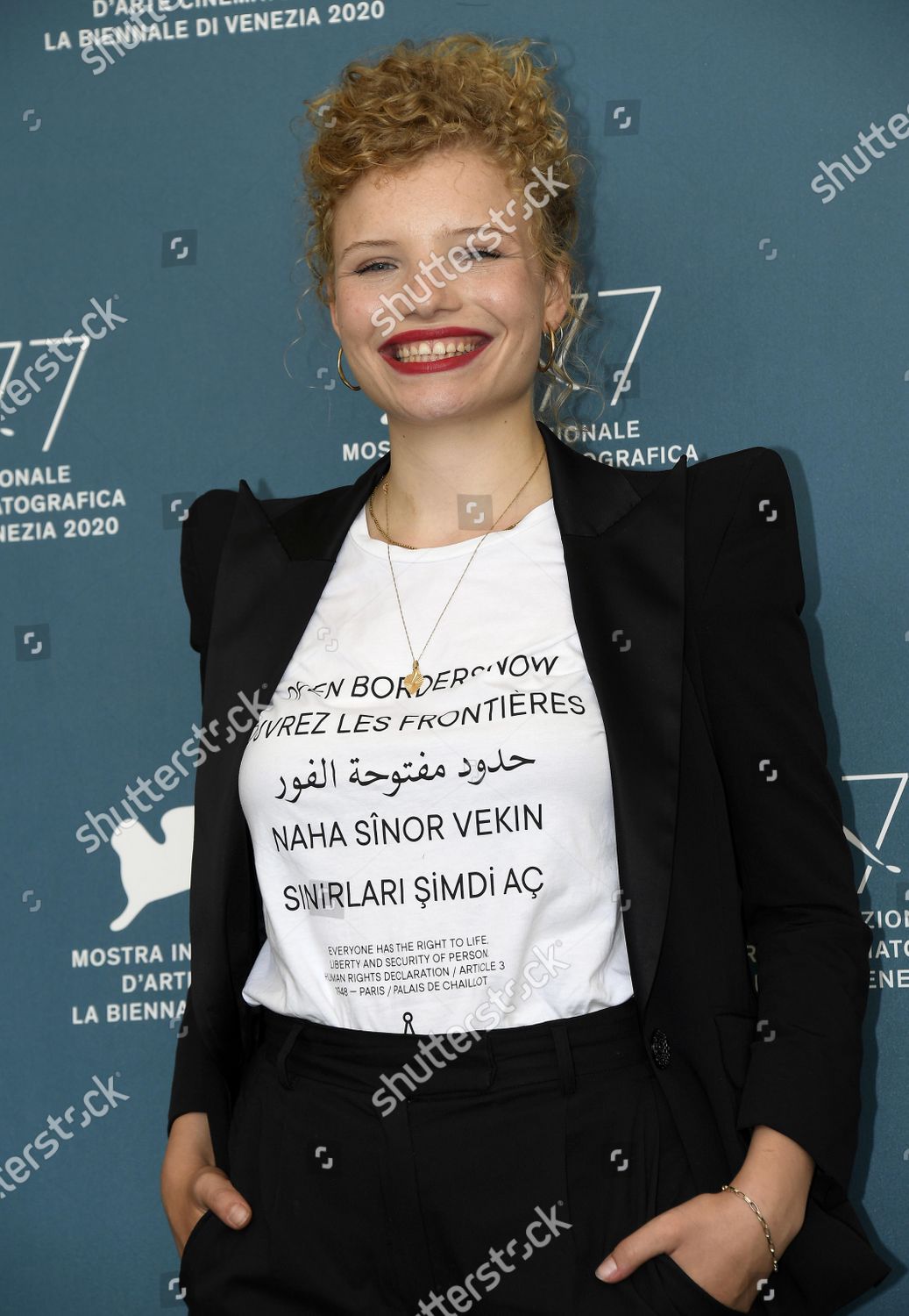 Austrian Actress Luisaceline Gaffron Poses Photocall Editorial Stock Photo - Stock Image ...