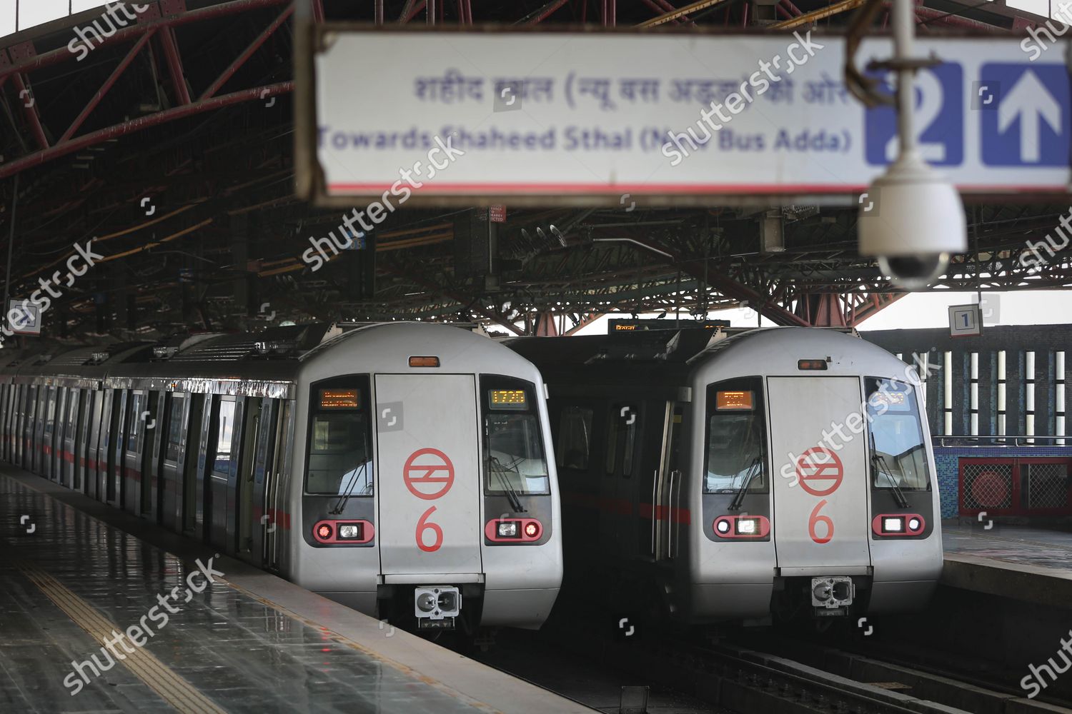 Metro Trains Welcome Metro Station On Editorial Stock Photo - Stock ...