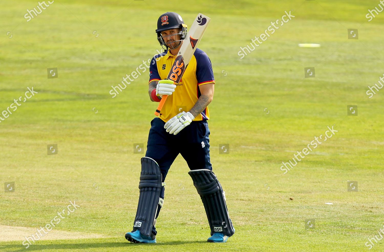 Cameron Delport Essex Celebrates Scoring Fifty Editorial Stock Photo ...