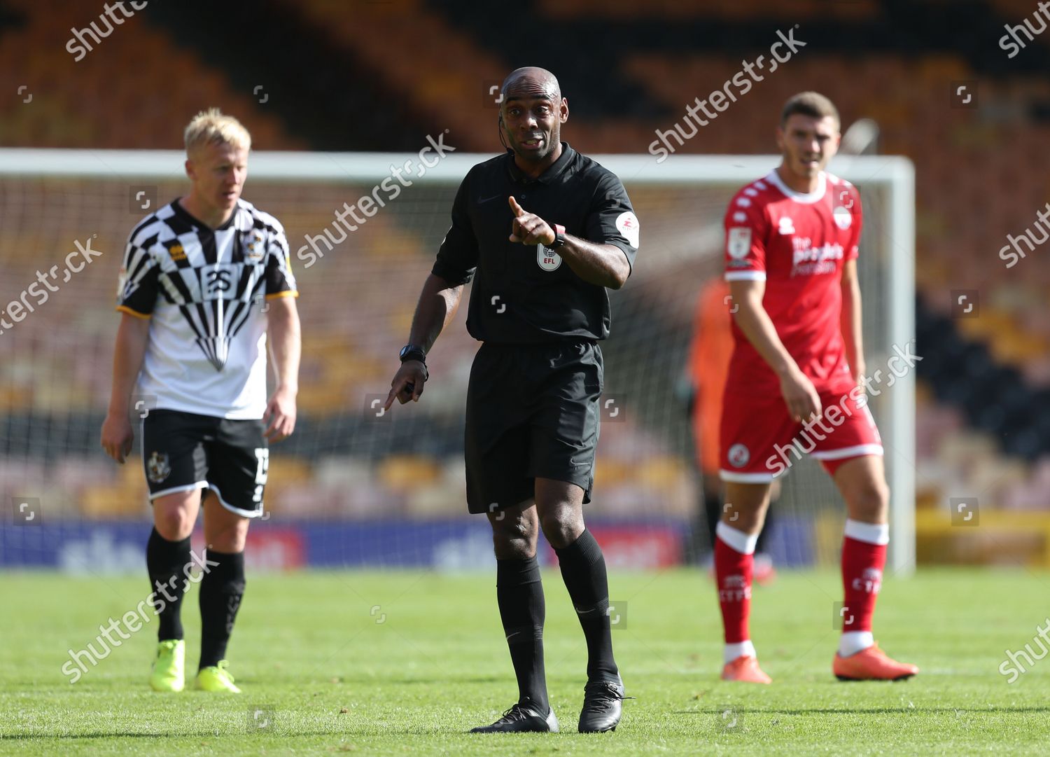 Referee Sam Allison Seen During Sky Editorial Stock Photo - Stock Image ...