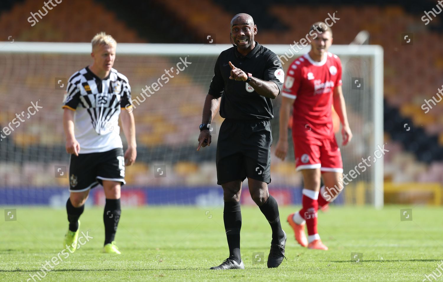 Referee Sam Allison Seen During Sky Editorial Stock Photo - Stock Image ...