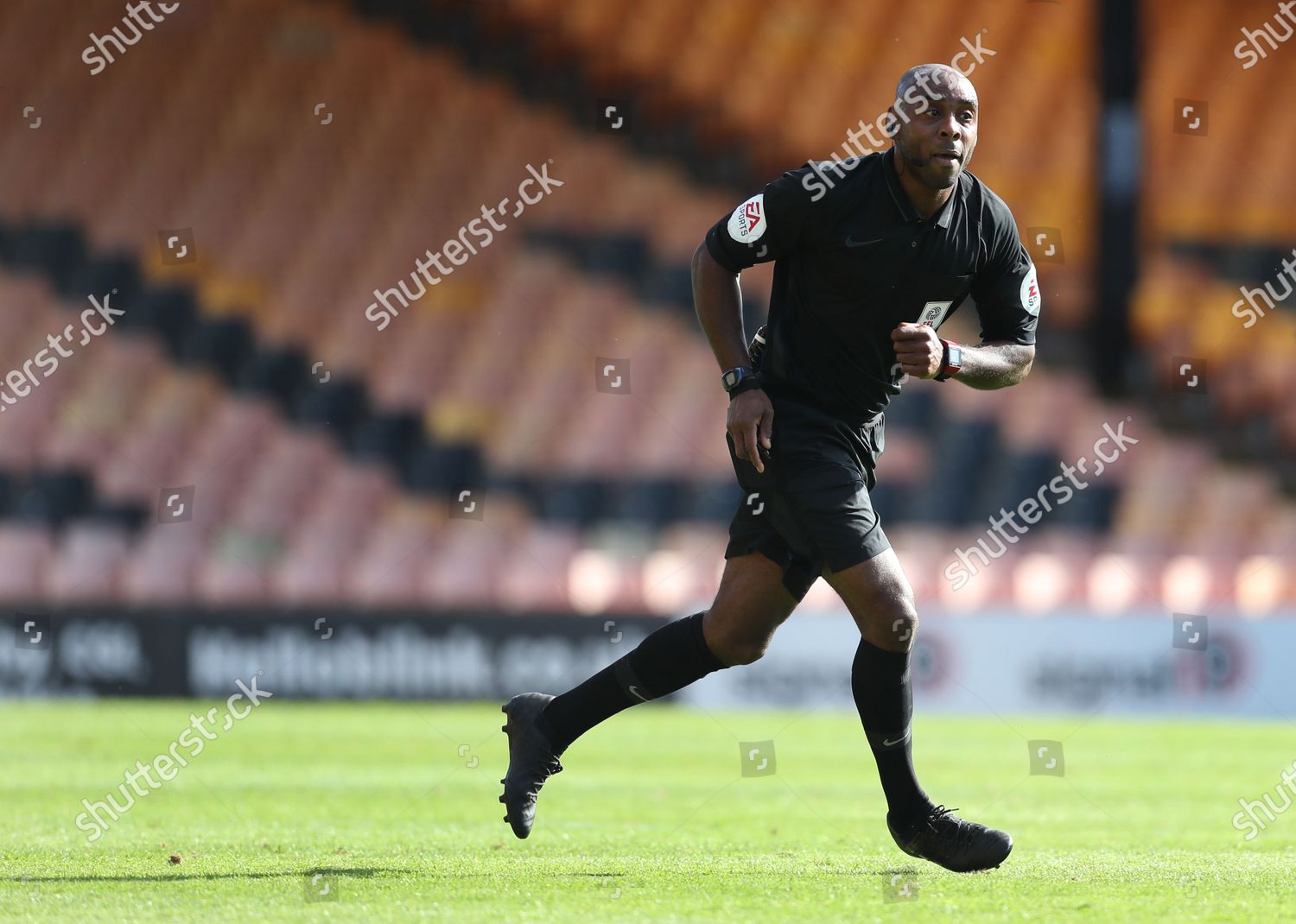 Referee Sam Allison Seen During Sky Editorial Stock Photo - Stock Image ...