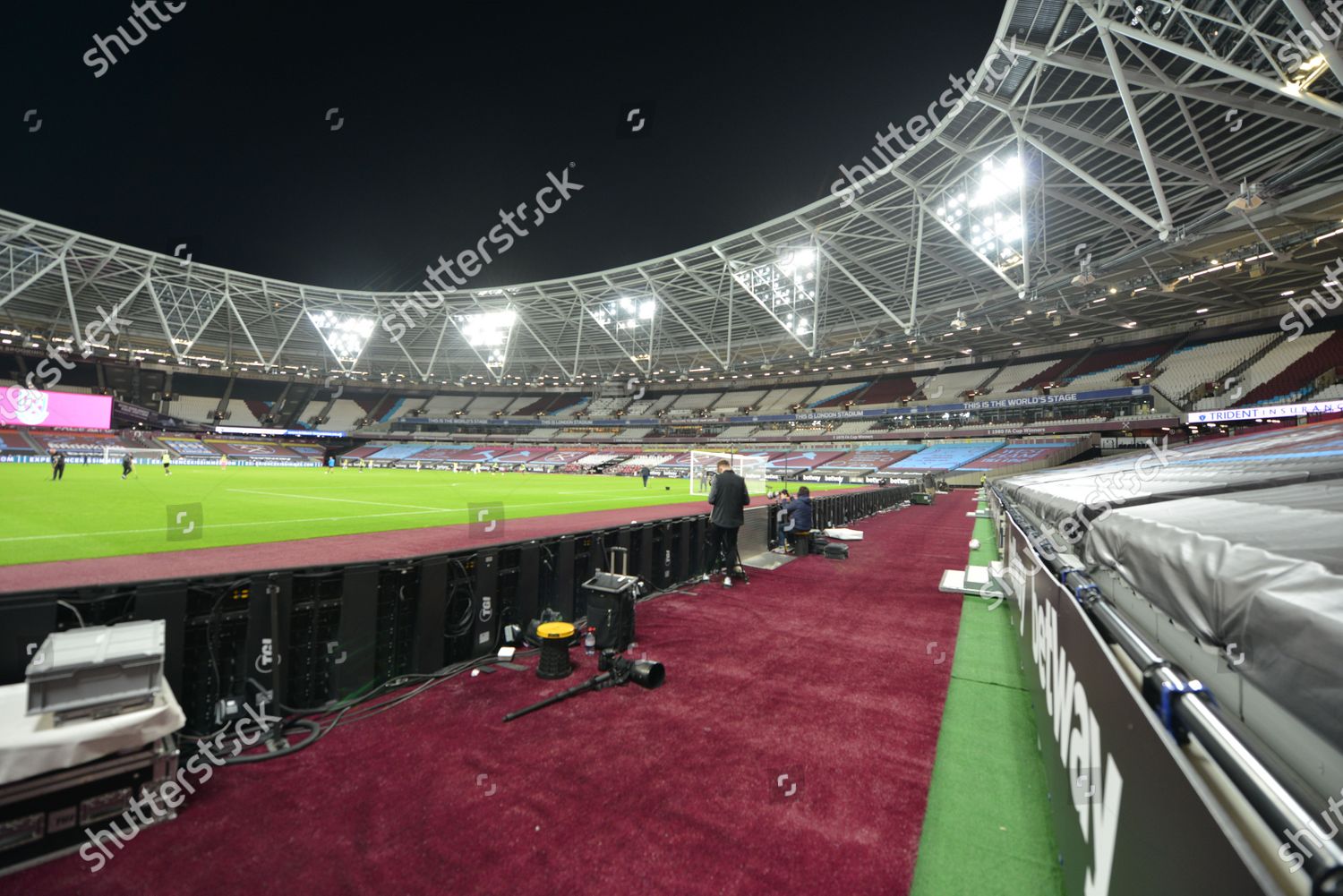 General View London Stadium During Covid Editorial Stock Photo - Stock ...