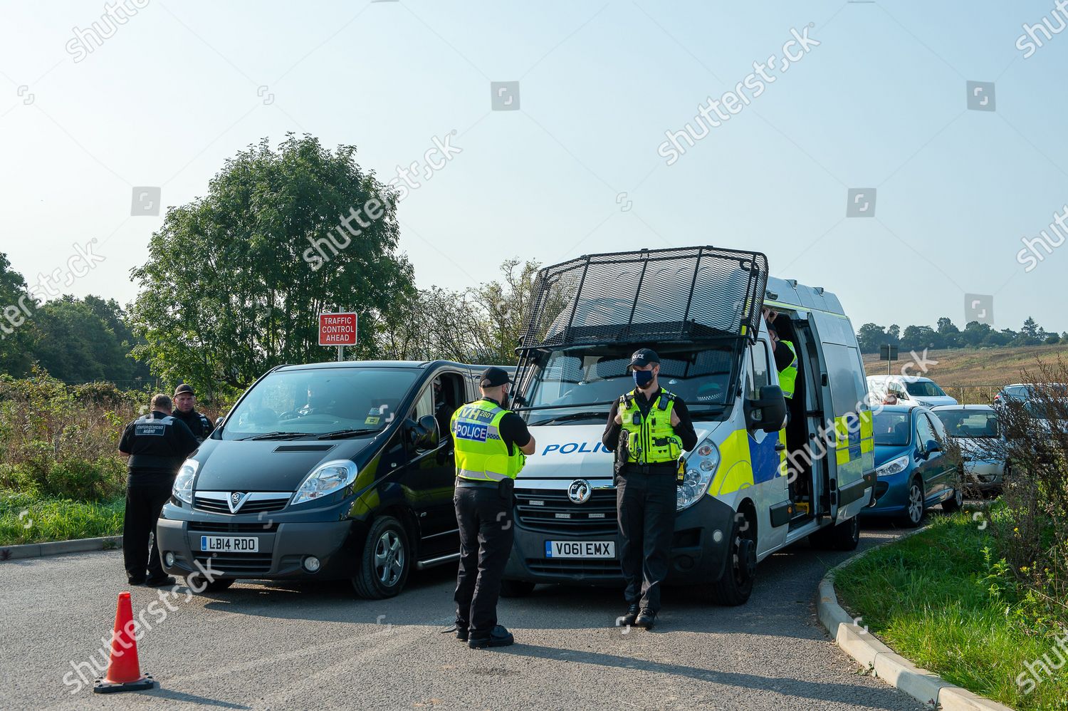 Stop Hs2 Environmental Campaigners Blocked Two Editorial Stock Photo ...