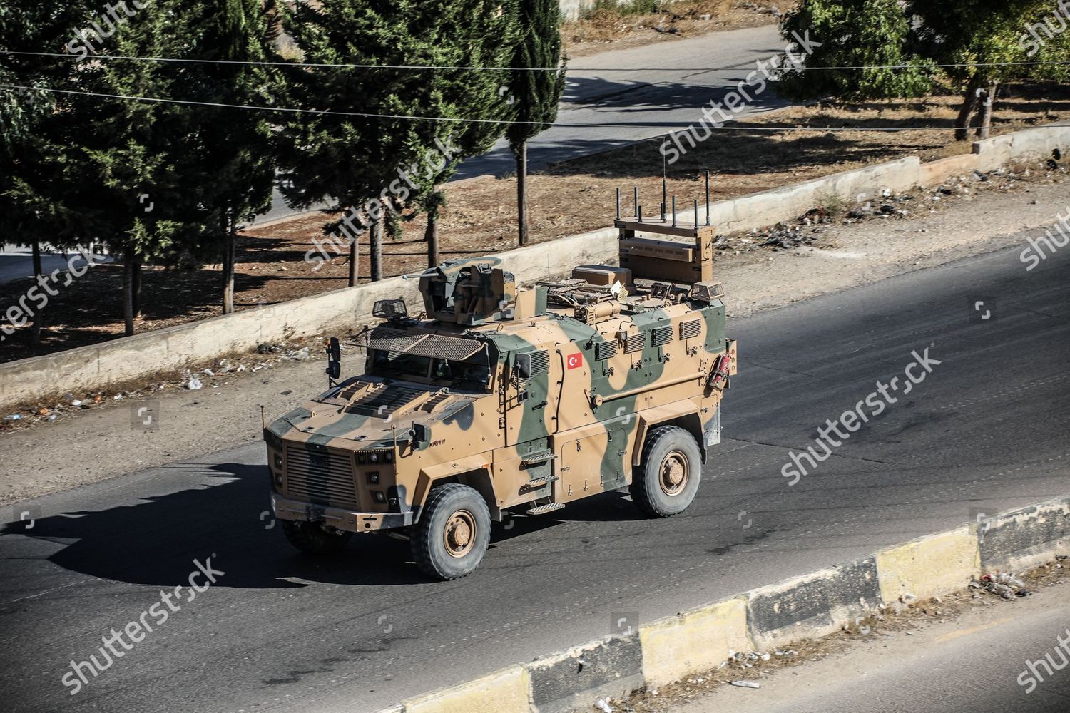 Turkish Vehicle Military Patrol On M4 Editorial Stock Photo - Stock ...