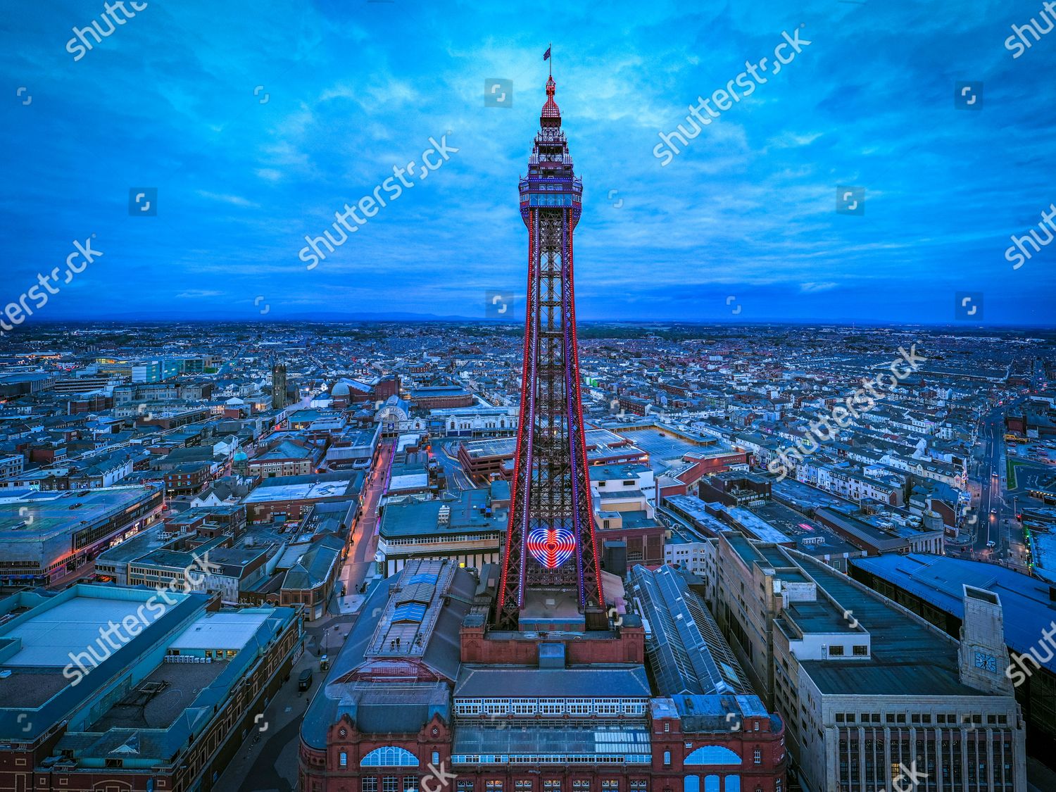 Standalone Picture Shows How Blackpool Tower Editorial Stock Photo ...