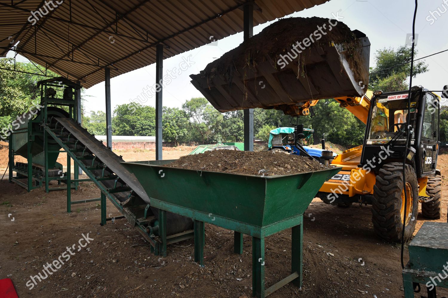 Segregator Machine Being Used Segregate Compost Editorial Stock Photo ...