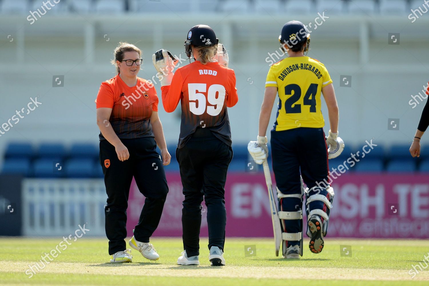 Charlotte Taylor Carla Rudd Southern Vipers Editorial Stock Photo ...
