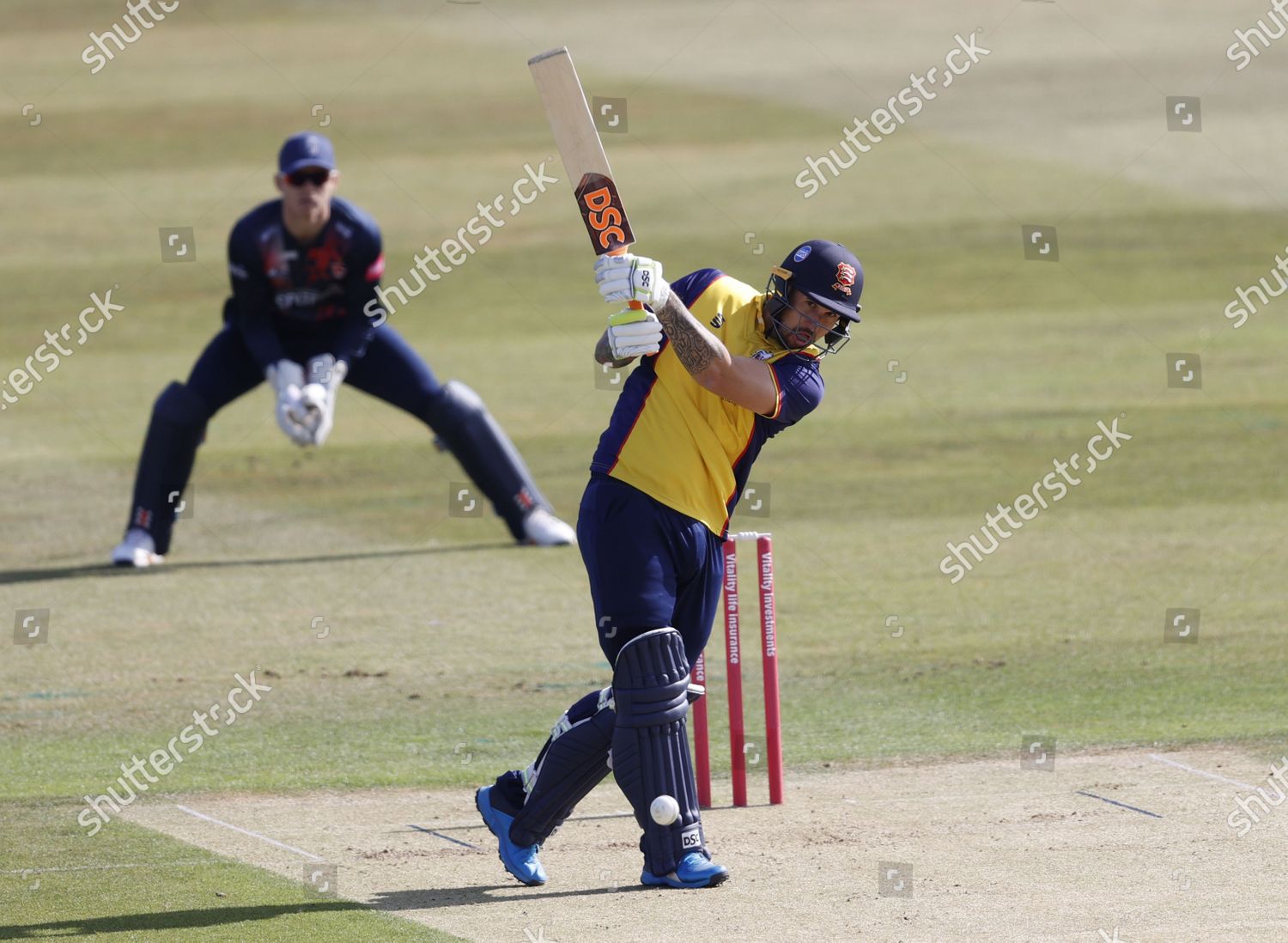Cameron Delport Hits Out Essex During Editorial Stock Photo - Stock ...