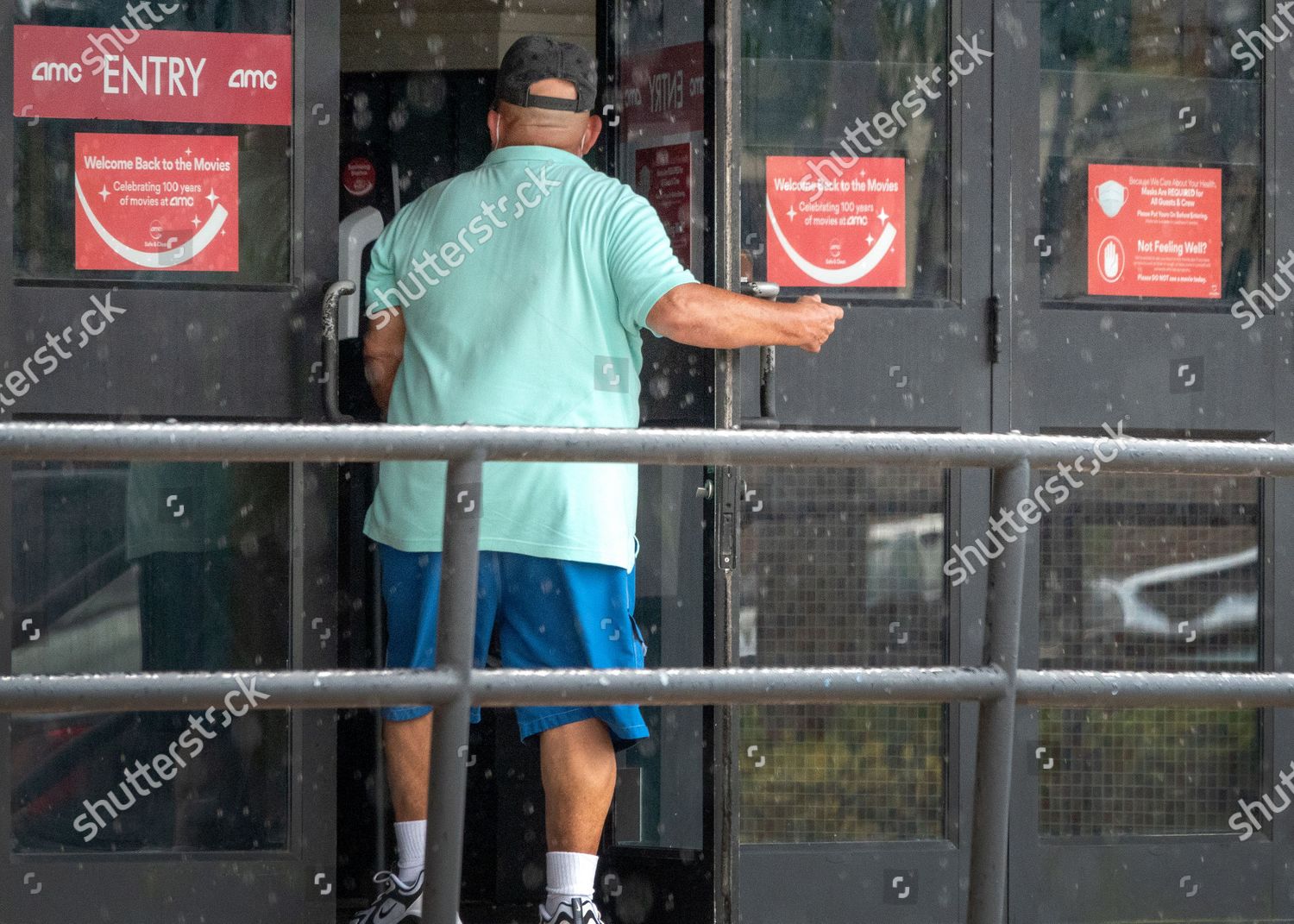 Person Enters Amc Hialeah 12 Theater Editorial Stock Photo - Stock ...