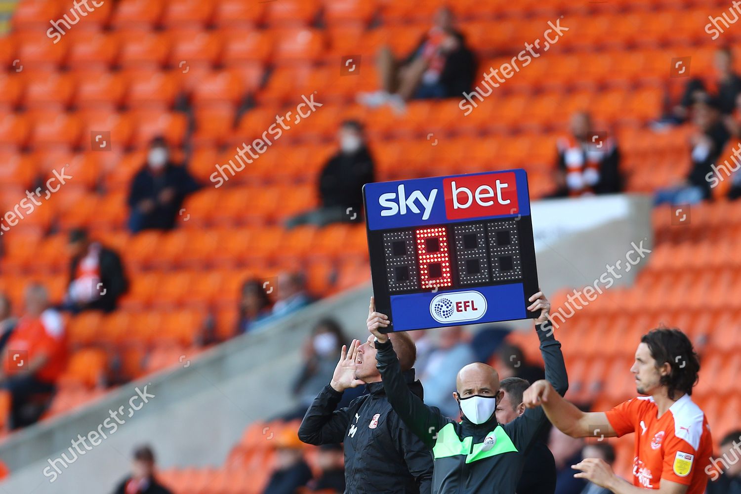 Skybet Digital Substitution Board Front Socially Editorial Stock Photo ...