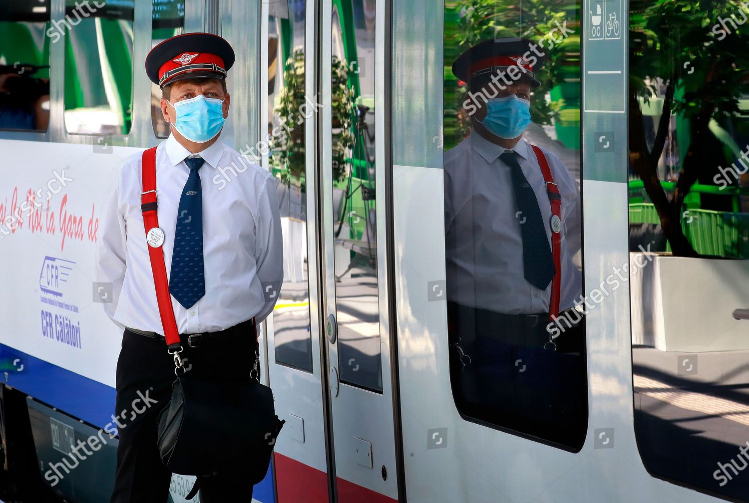 RAILWAY TRAIN CONDUCTOR GUARDS WAGON DOORS Editorial Stock Photo ...
