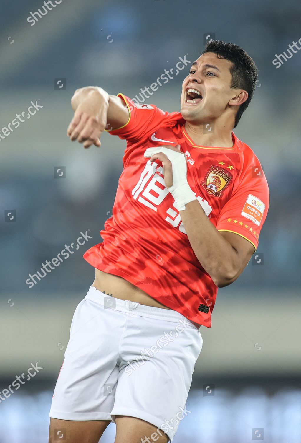 Ai Kesen Guangzhou Evergrande Taobao Celebrates Editorial Stock Photo ...