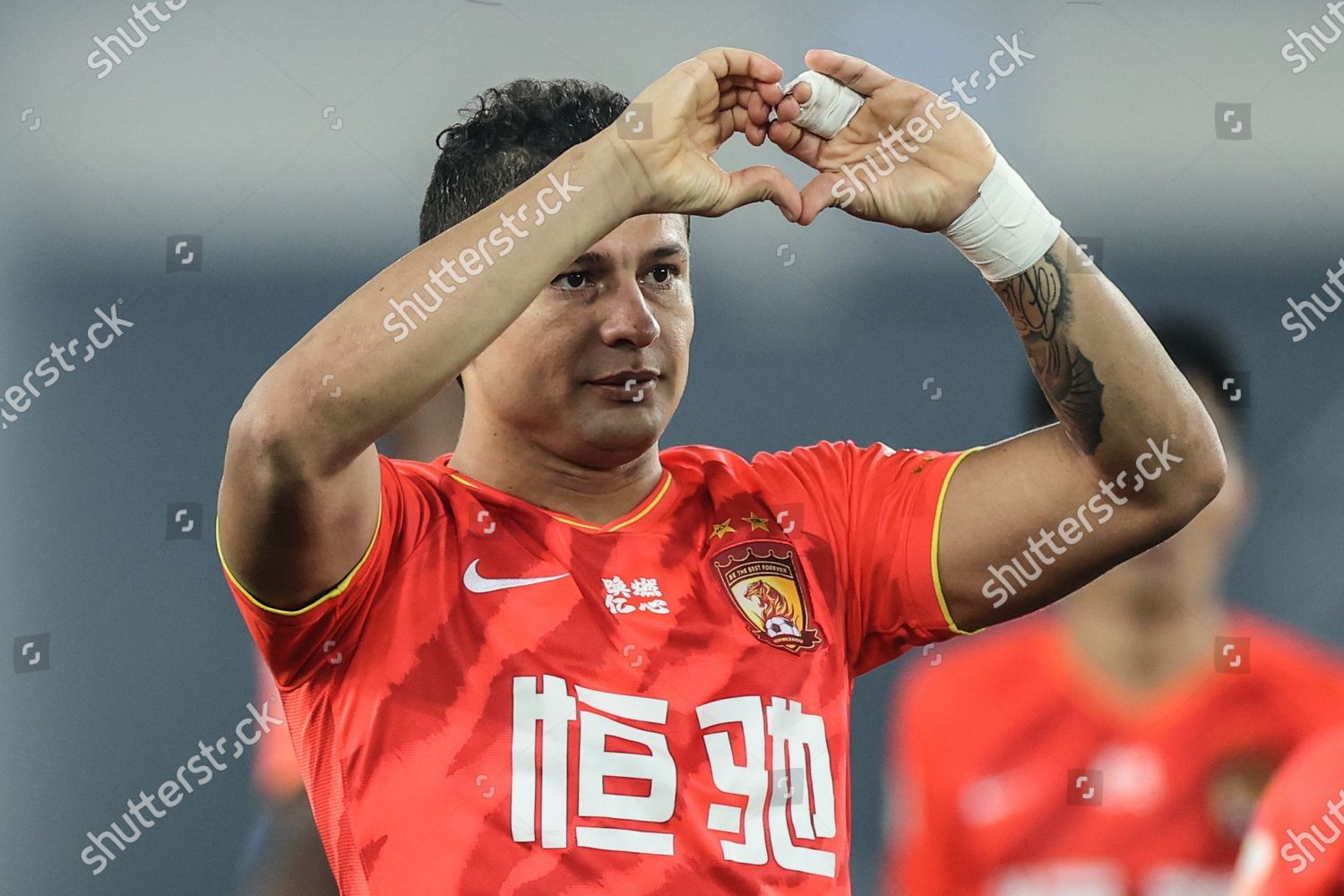 Ai Kesen Guangzhou Evergrande Taobao Celebrates Editorial Stock Photo ...