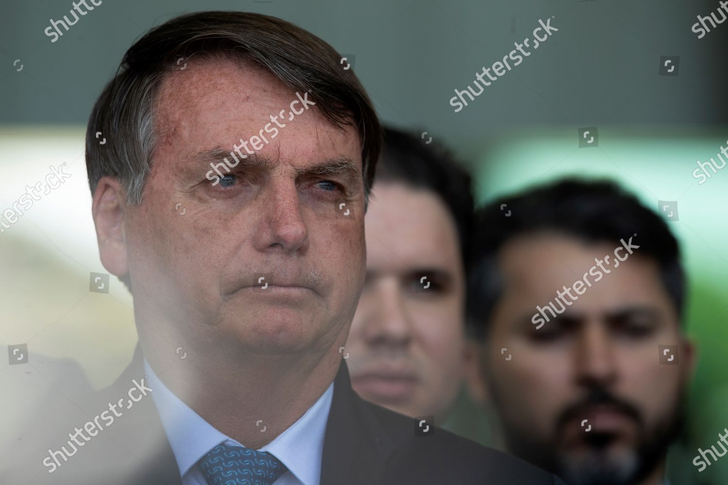 President Brazil Jair Bolsonaro Looks On Editorial Stock Photo - Stock ...