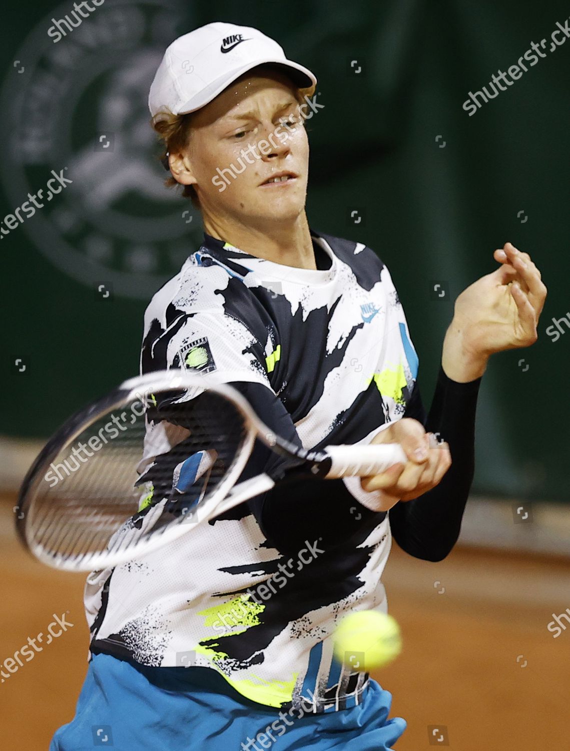 JANNIK SINNER ITALY HITS FOREHAND DURING Editorial Stock Photo - Stock ...