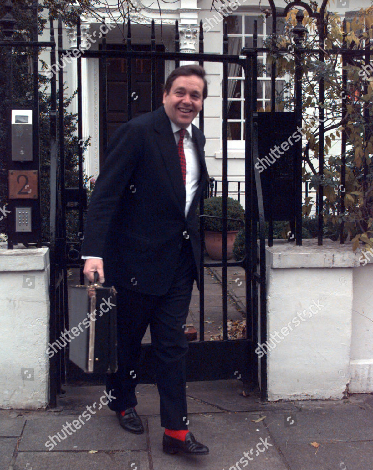 Lord Cranborne Leaves His Home Today Editorial Stock Photo - Stock ...