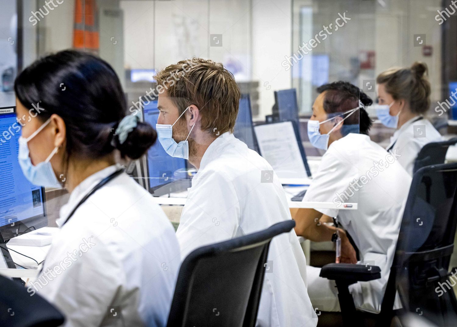 Nursing Staff Hmc Westeinde Hospital Hague Editorial Stock Photo ...