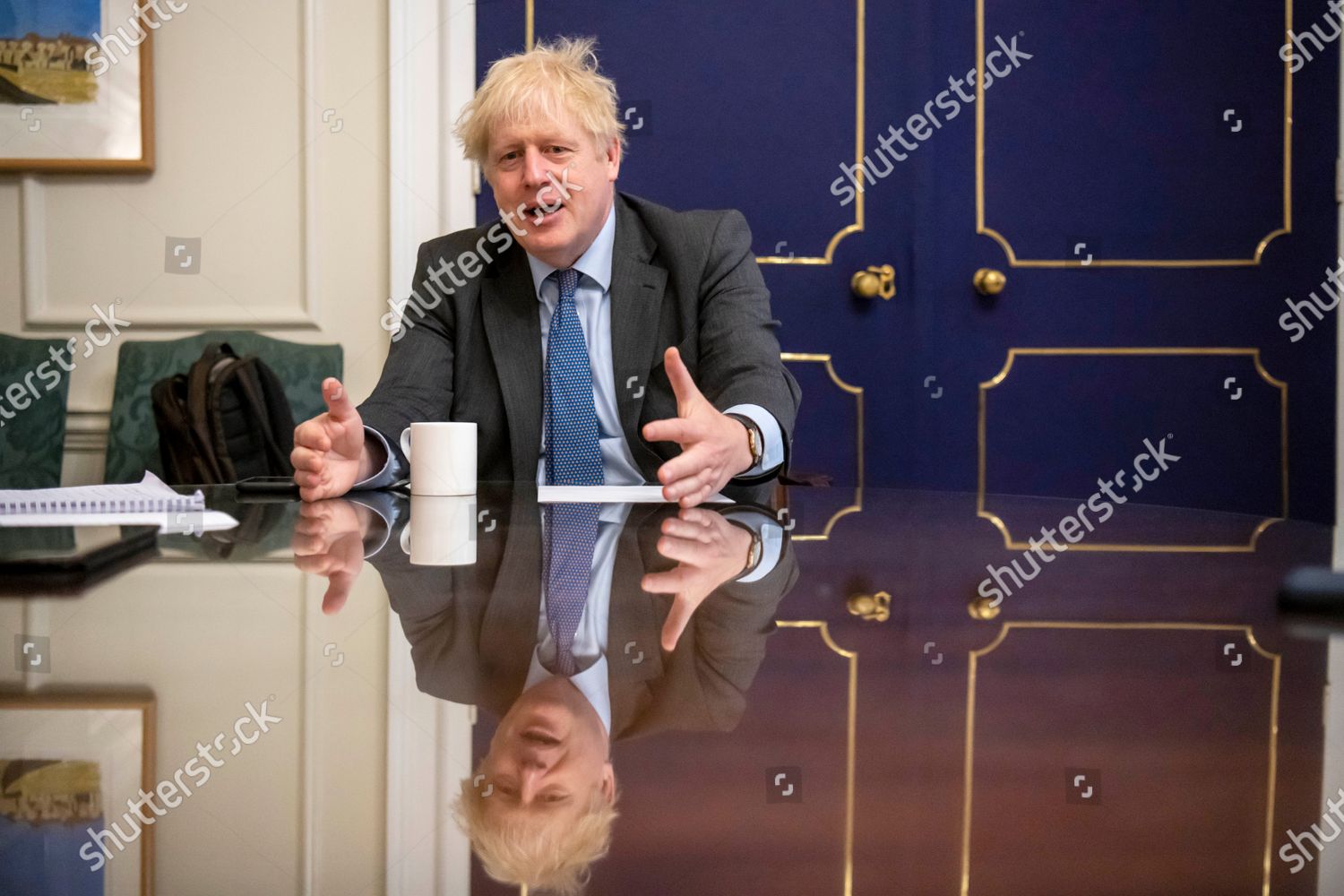 Gordon Rayner Interview Pm Boris Johnson Editorial Stock Photo - Stock ...