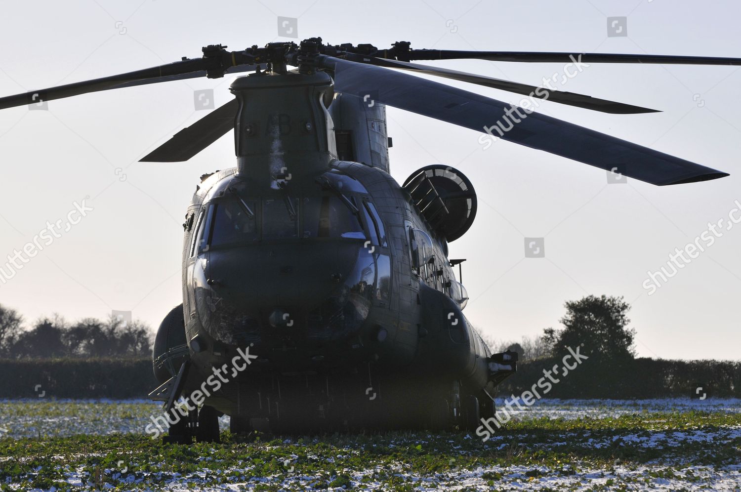 Raf Chinook Twin Rotor Bladed Helicopter Editorial Stock Photo - Stock ...