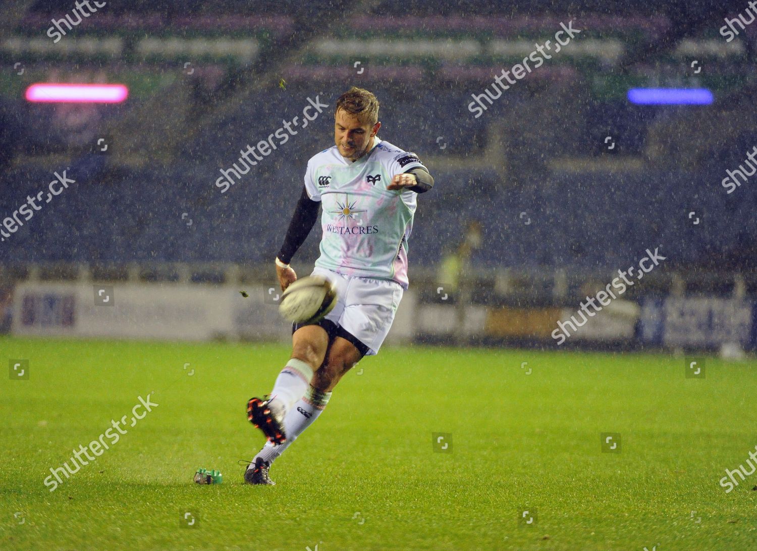 Stephen Myler Ospreys Conversion Their First Editorial Stock Photo ...