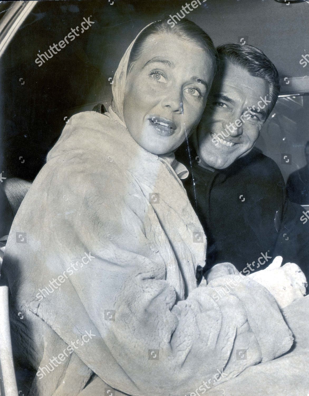 Comedian Cary Grant Pictured London Airport Editorial Stock Photo ...