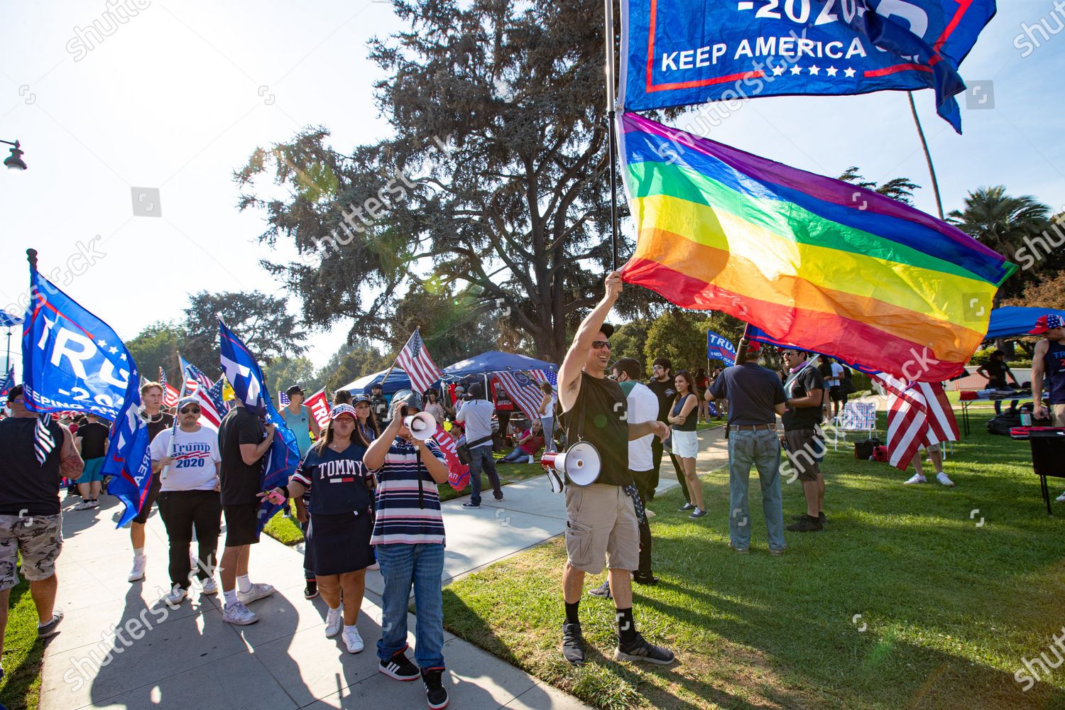 Protesters Attend Maga Qanon Rally Editorial Stock Photo - Stock Image ...