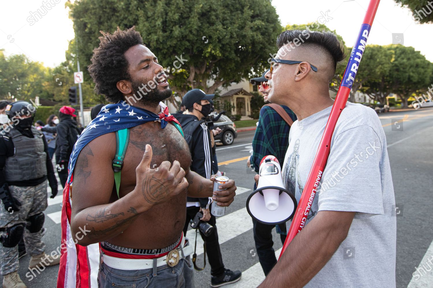 Protesters Attend Maga Qanon Rally Editorial Stock Photo - Stock Image ...