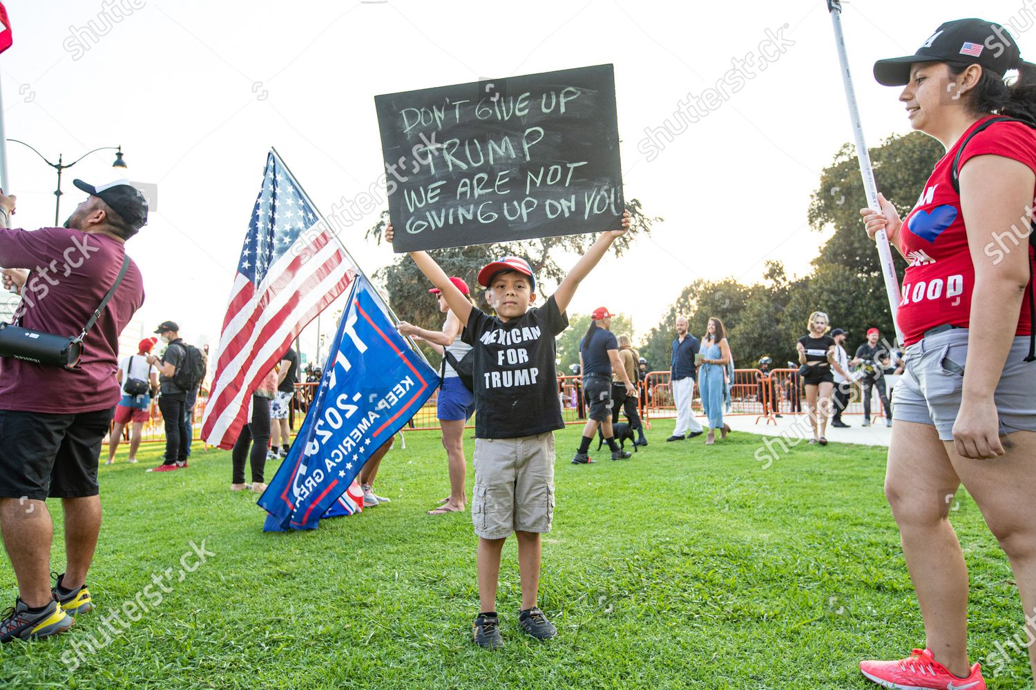 Protesters Attend Maga Qanon Rally Editorial Stock Photo - Stock Image ...