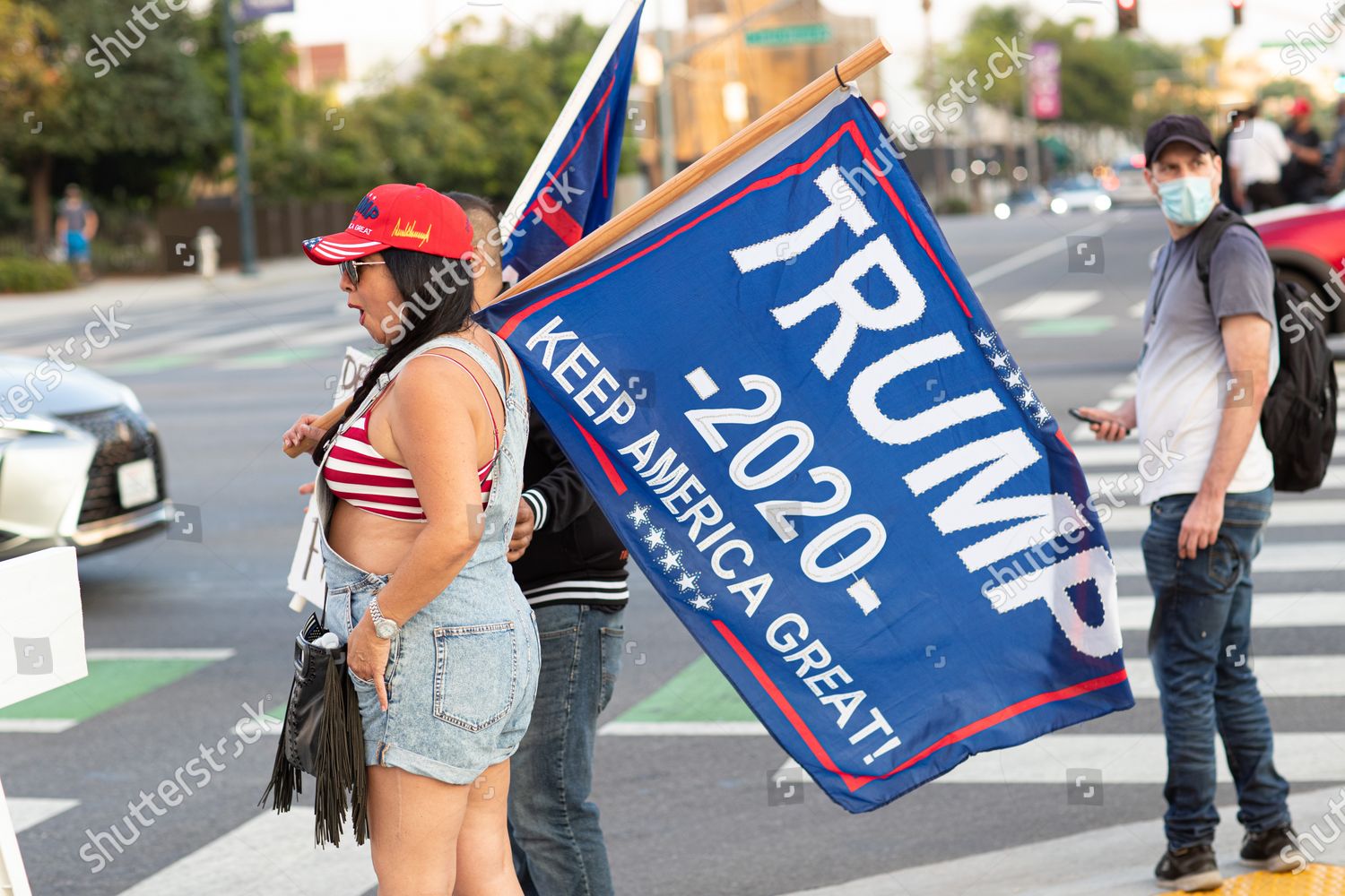 Protesters Attend Maga Qanon Rally Editorial Stock Photo - Stock Image ...