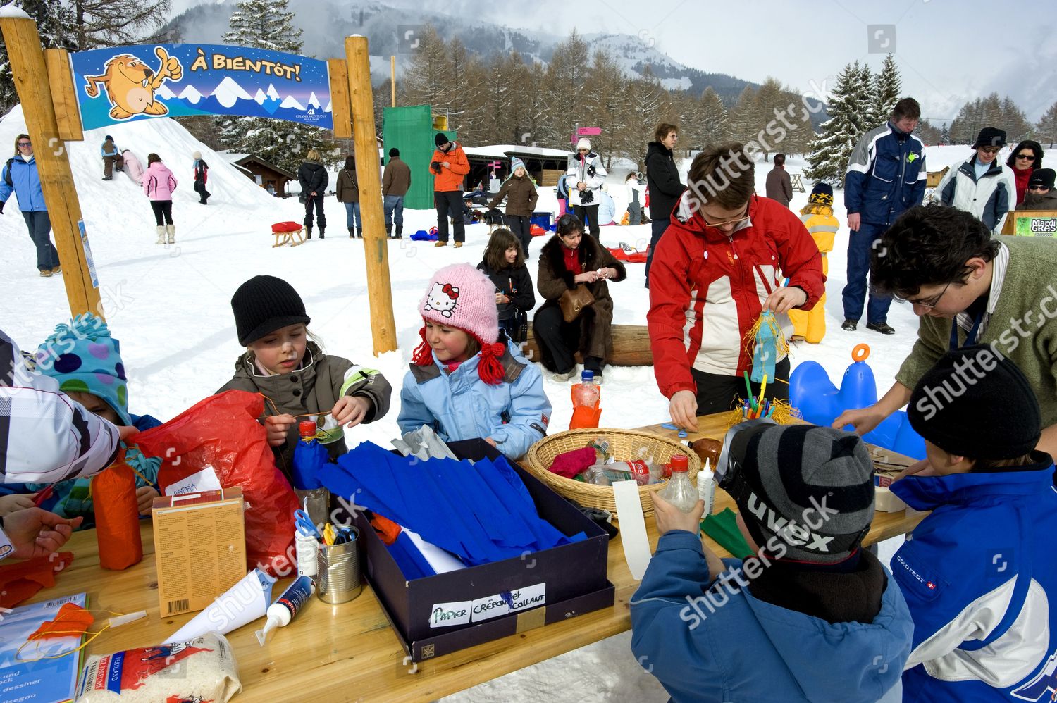 Bibi Fun Park Cransmontana Valais Canton Editorial Stock Photo - Stock ...