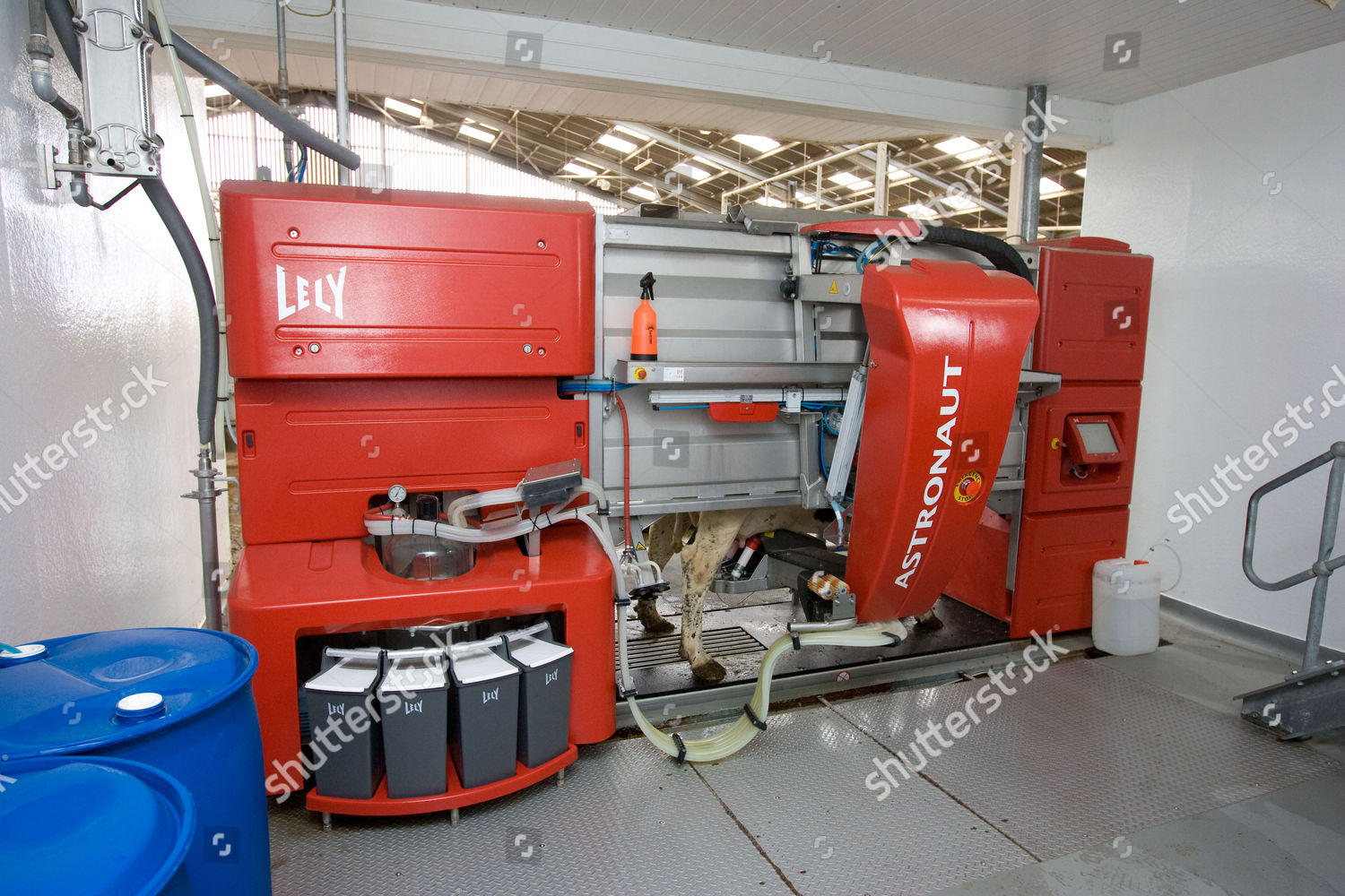 Lely Astronaut Robotic Milking Machine Editorial Stock Photo - Stock ...