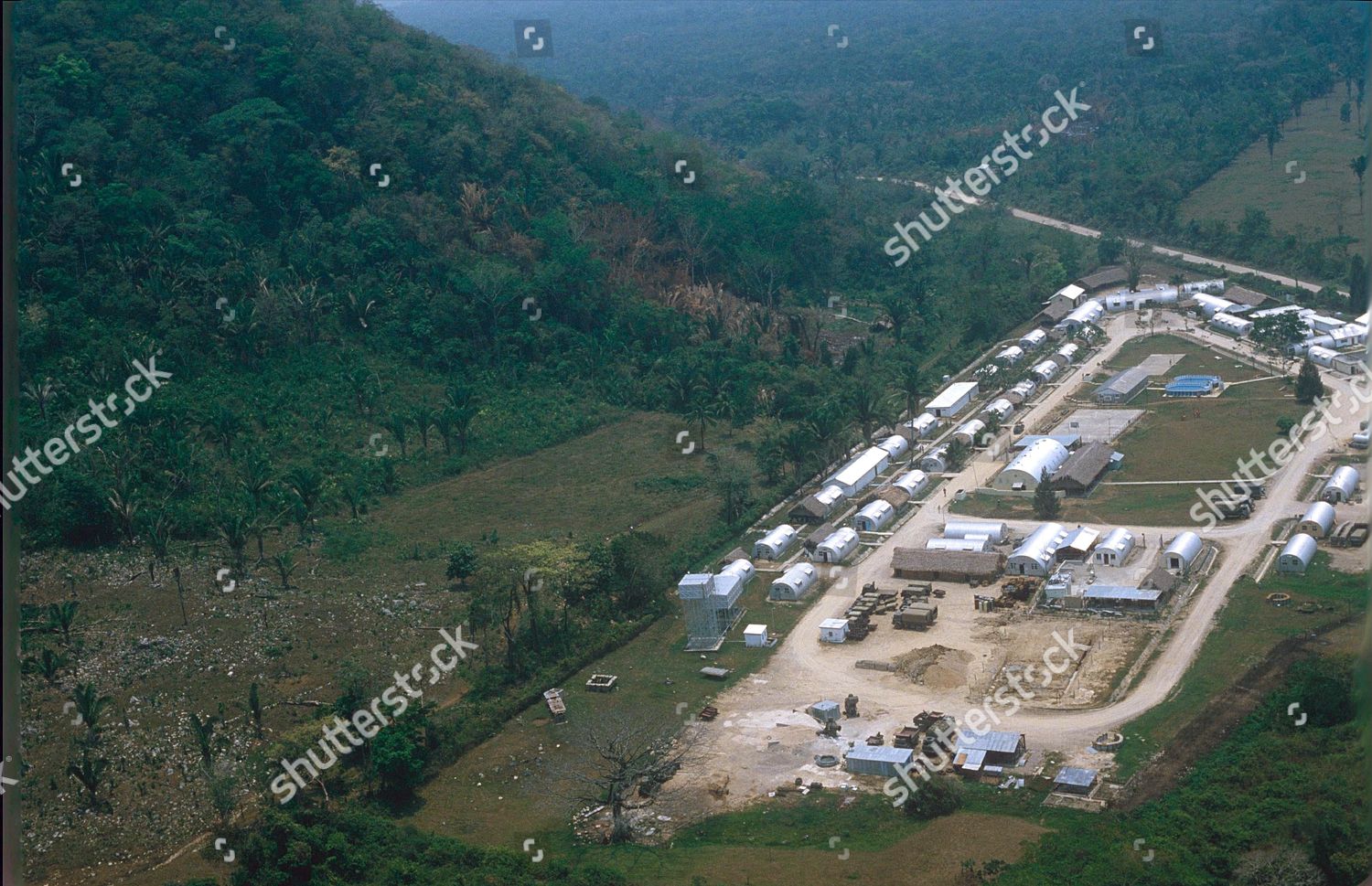 Rideau British Army Camp Near Punta Editorial Stock Photo - Stock Image ...