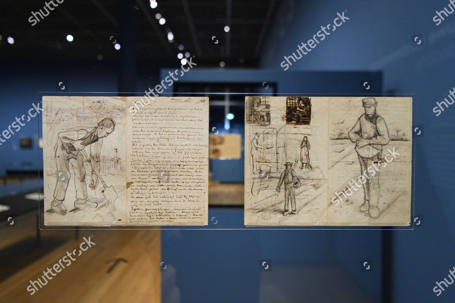 Letters Written By Vincent Van Gogh Editorial Stock Photo - Stock Image ...