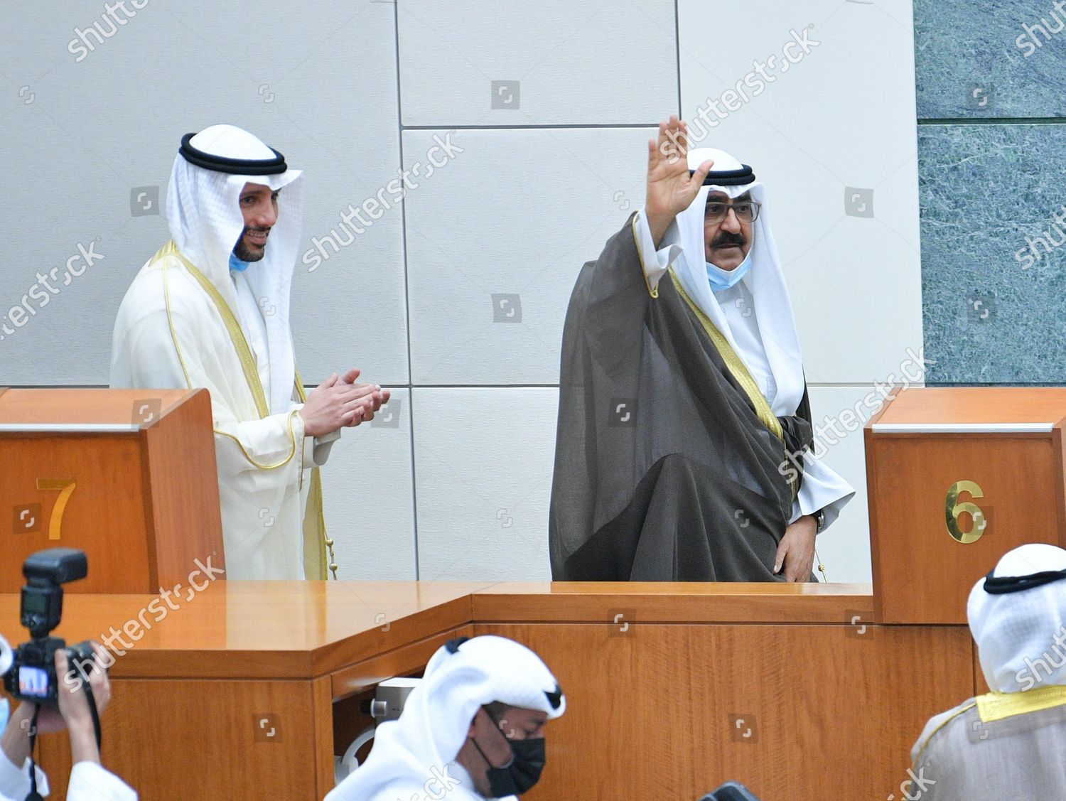 Kuwait Crown Prince Sheikh Mishaal Alahmad Editorial Stock Photo ...