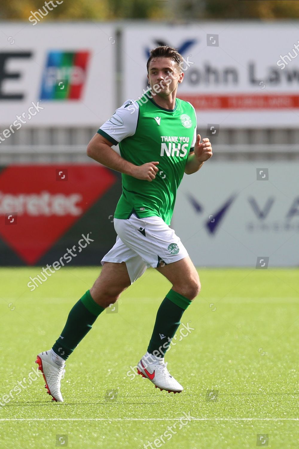 Stephen Mcginn 22 Hibernian During Betfred Editorial Stock Photo ...