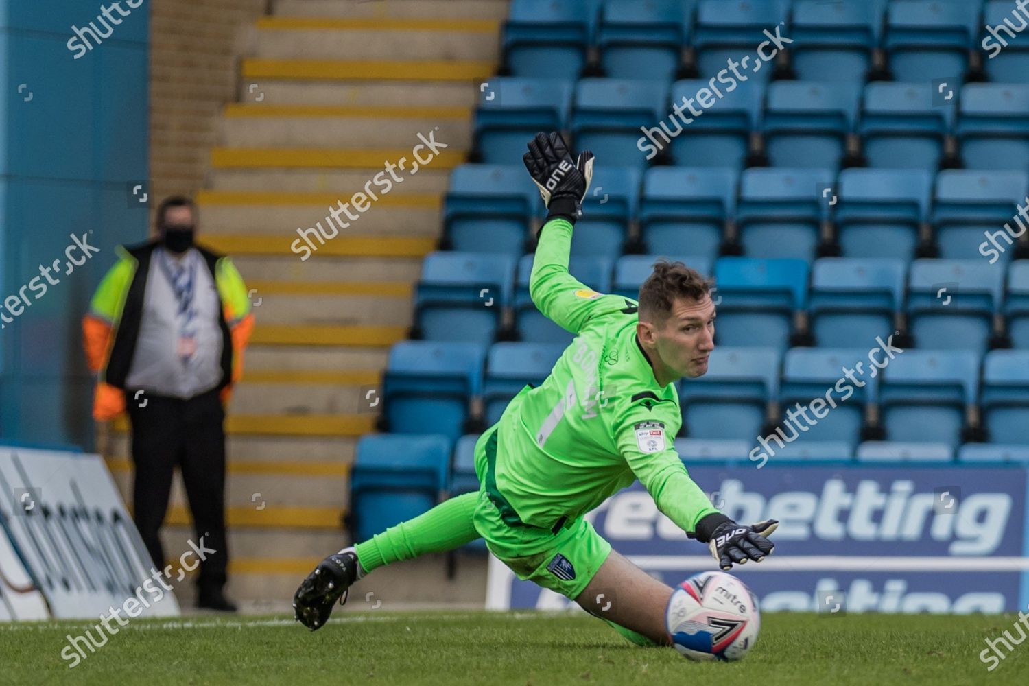 JACK BONHAM GOALKEEPER GILLINGHAM 1 SAVES Editorial Stock Photo - Stock ...