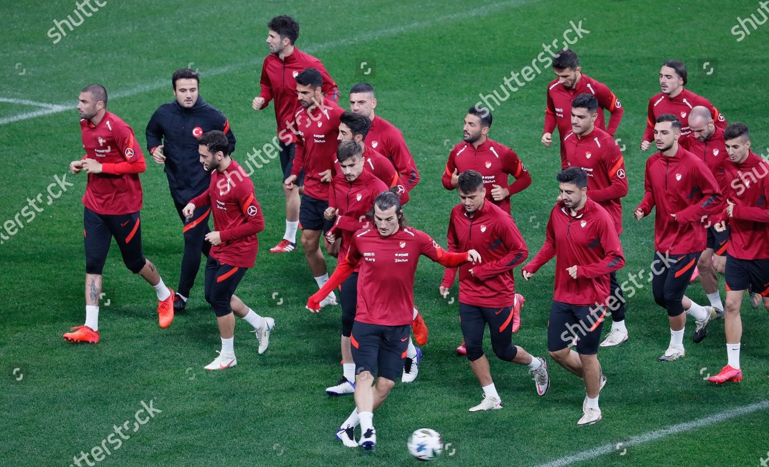 Turkeys National Soccer Players During Teams Editorial Stock Photo ...