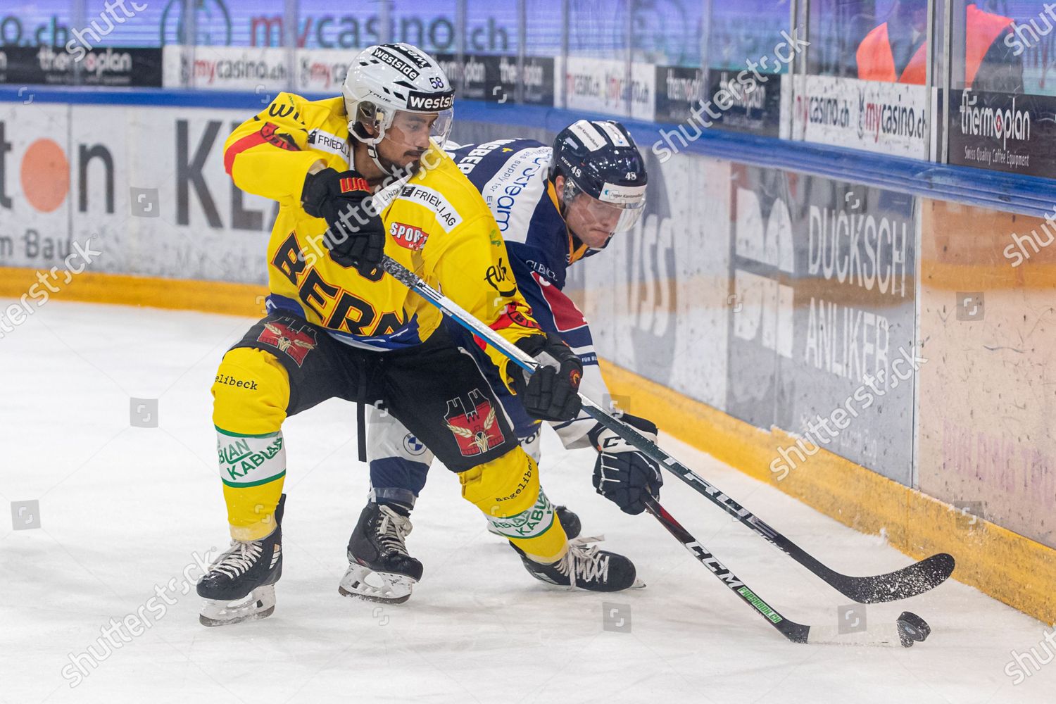 Carl Klingberg 48 Ev Zug Against Editorial Stock Photo - Stock Image ...