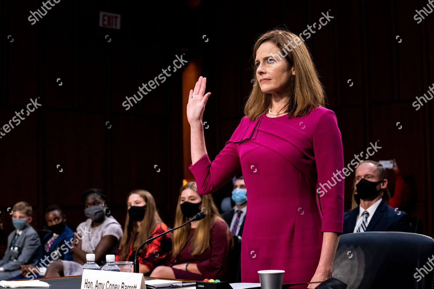 Judge Amy Coney Barrett Her Family Editorial Stock Photo - Stock Image ...