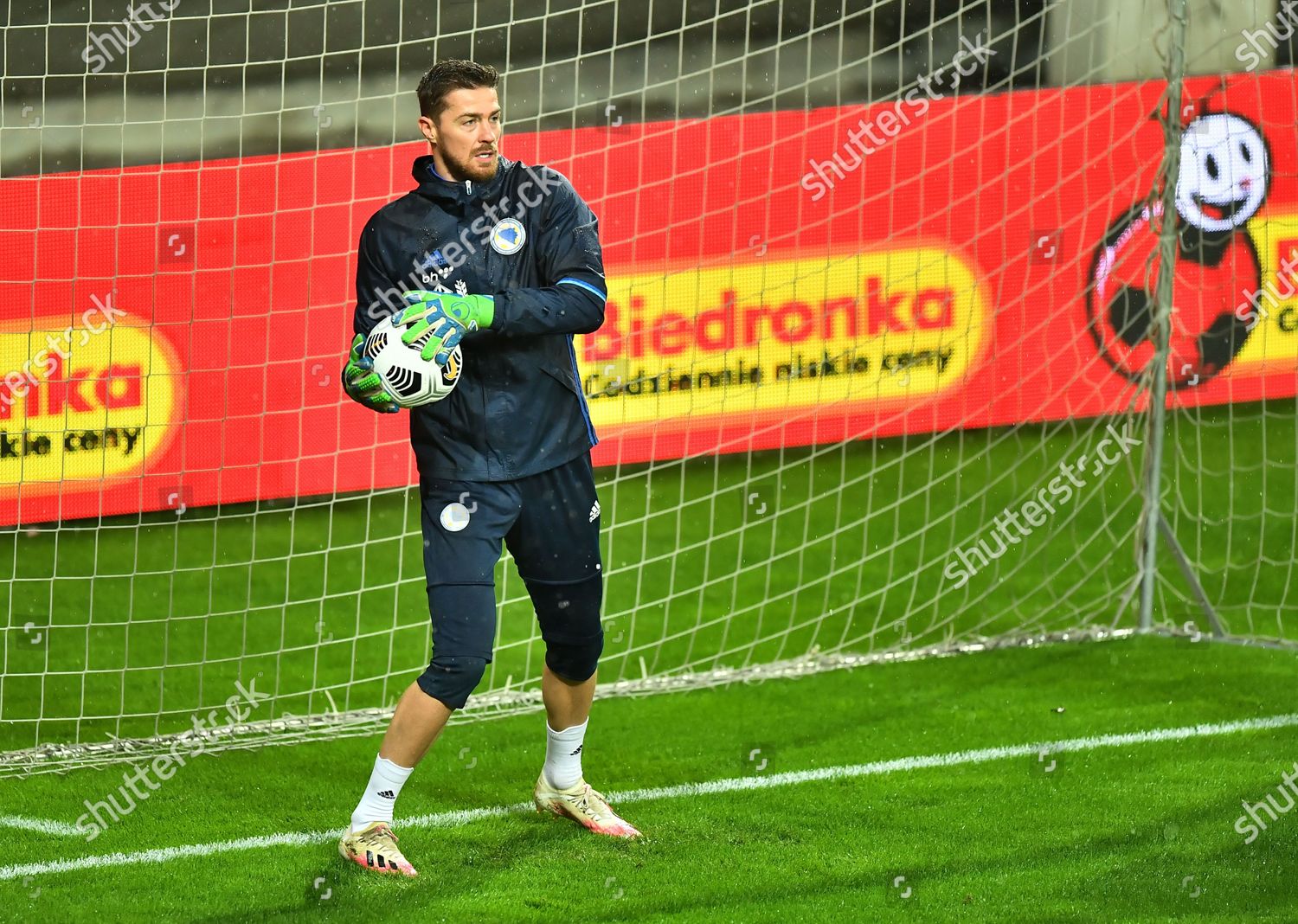 Bosnian National Soccer Team Goalkeeper Ibrahim Editorial Stock Photo ...