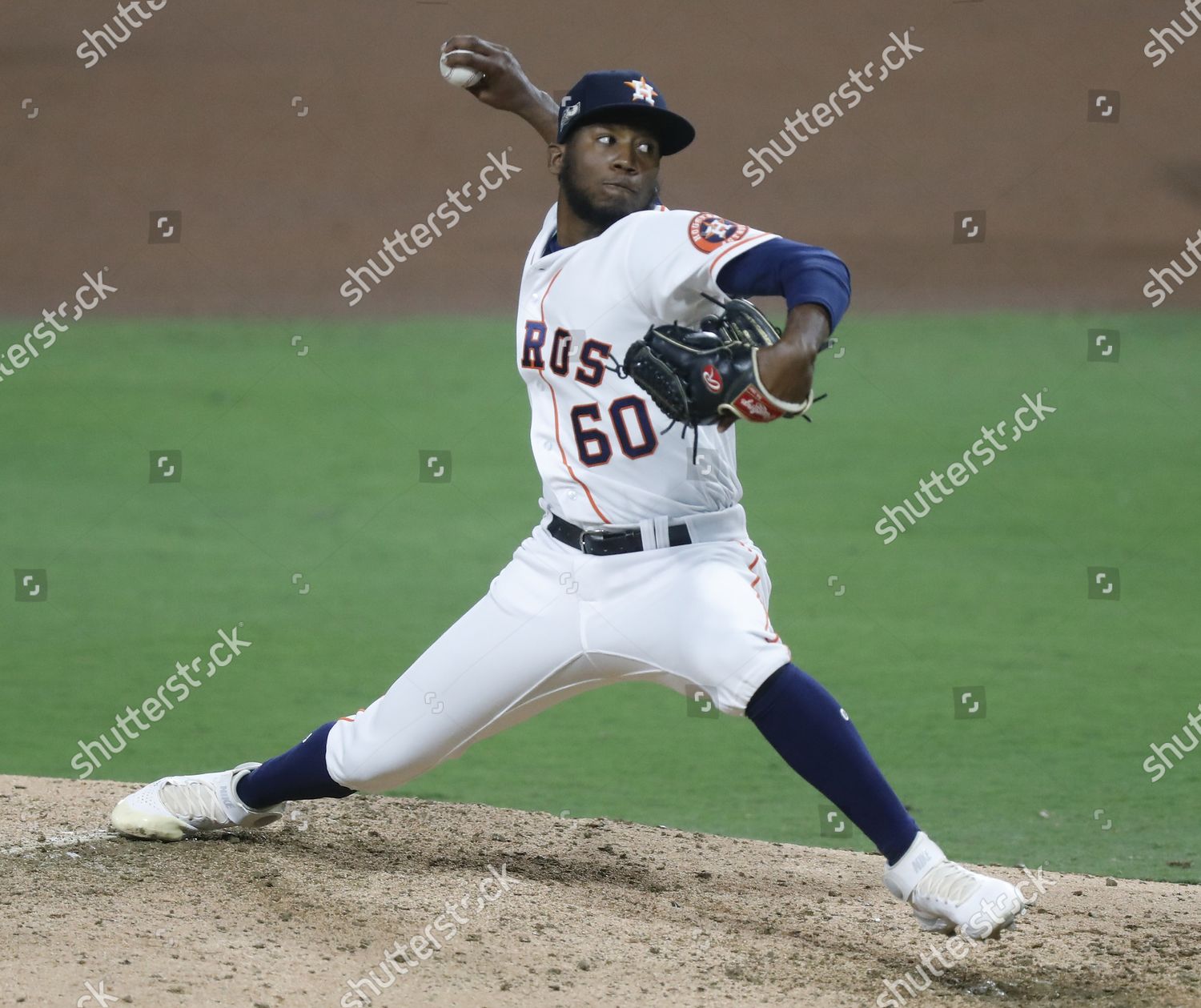 Houston Astros Relief Pitcher Enoli Paredes Editorial Stock Photo ...