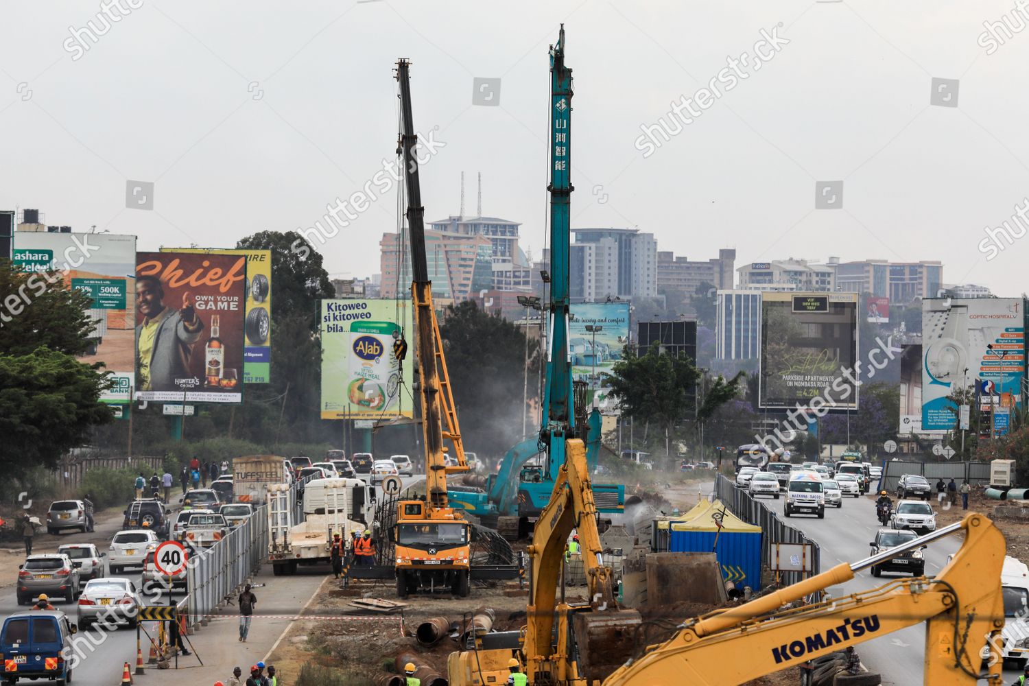 General View Section Construction Site Nairobi Editorial Stock Photo ...
