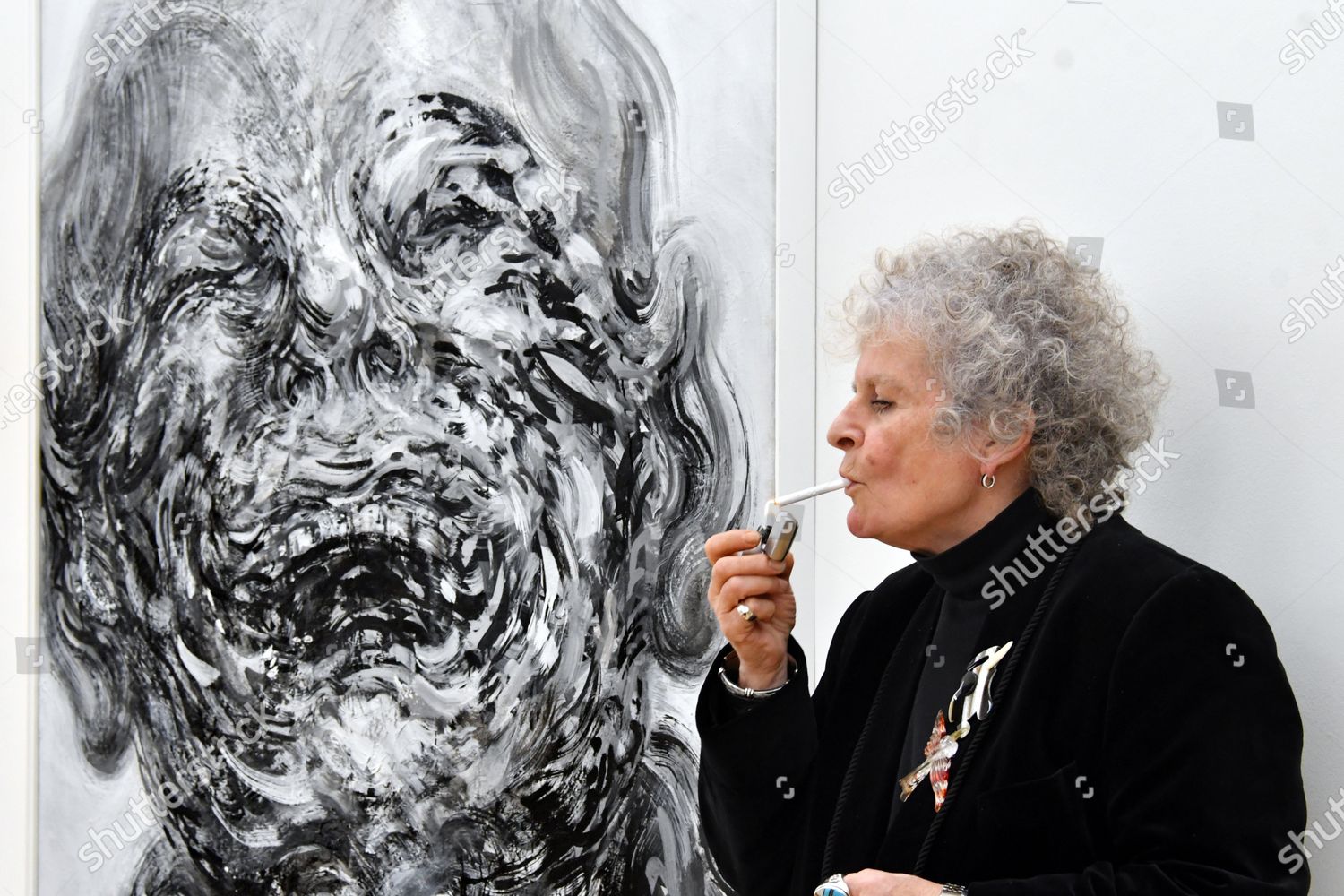 Maggi Hambling Laughing 2018 Editorial Stock Photo - Stock Image ...